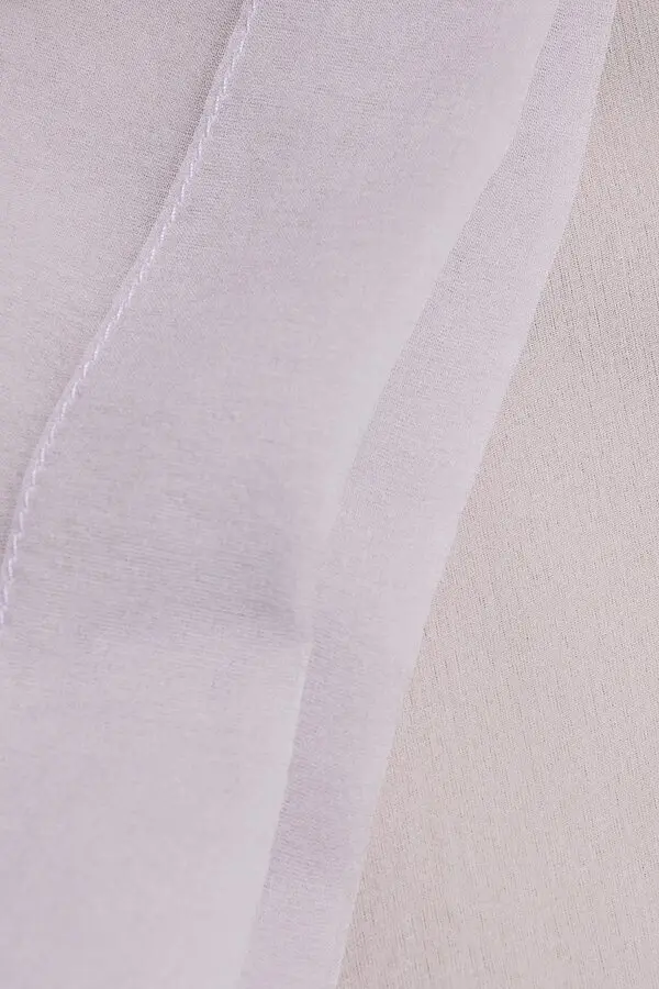Brunello Cucinelli Bead-embellished Silk-chiffon Top