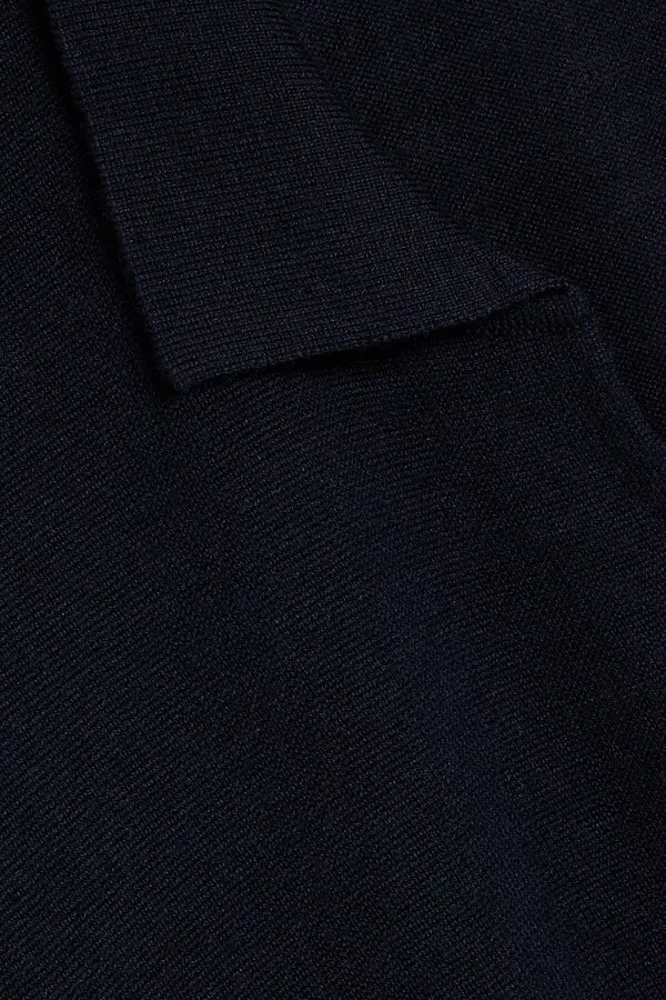 Orlebar Brown Mallory Merino Wool And Silk-blend Polo Sweater