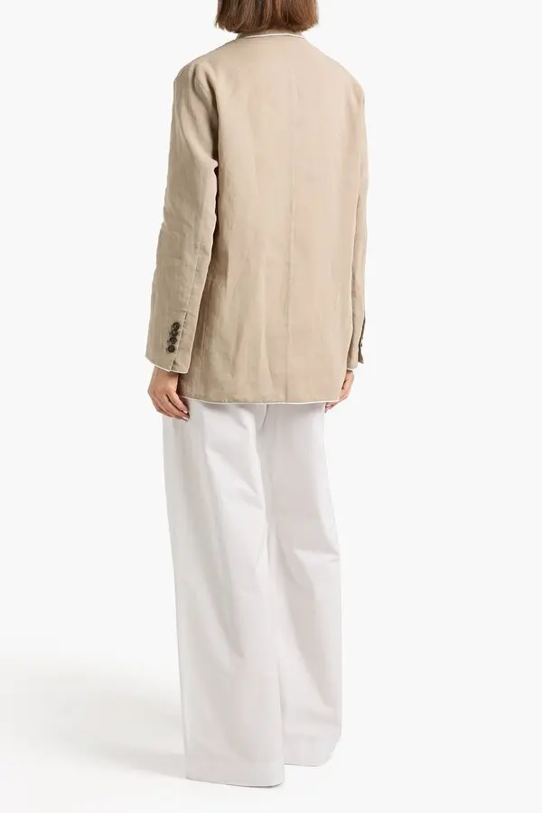 Brunello Cucinelli Cotton-organza Blazer