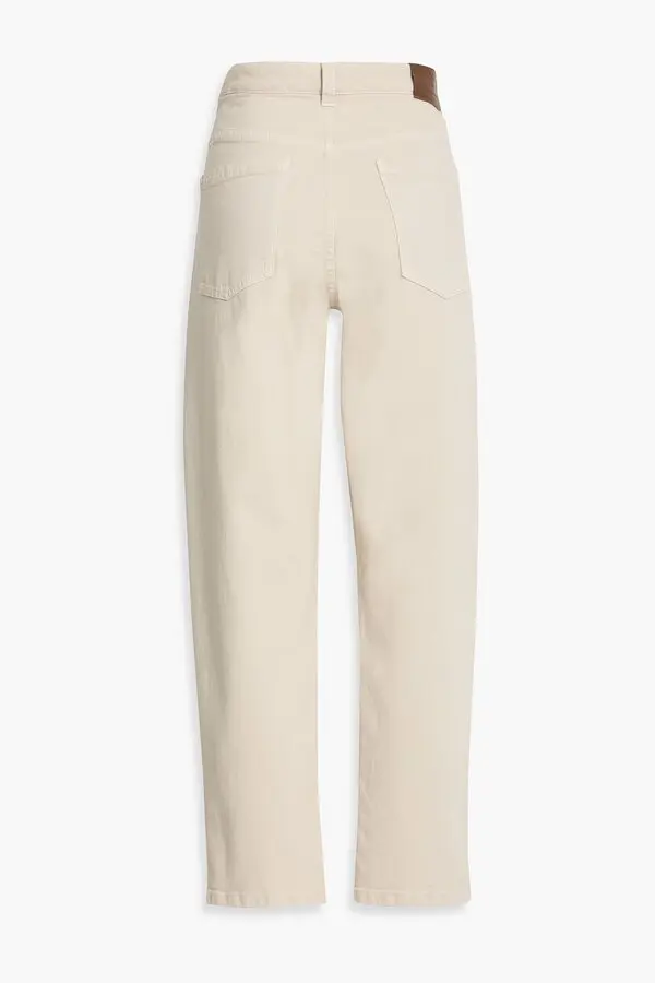 Brunello Cucinelli High-rise Tapered Jeans