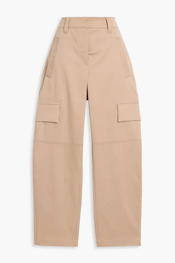 Brunello Cucinelli Cotton-blend Twill Cargo Pants - Sand