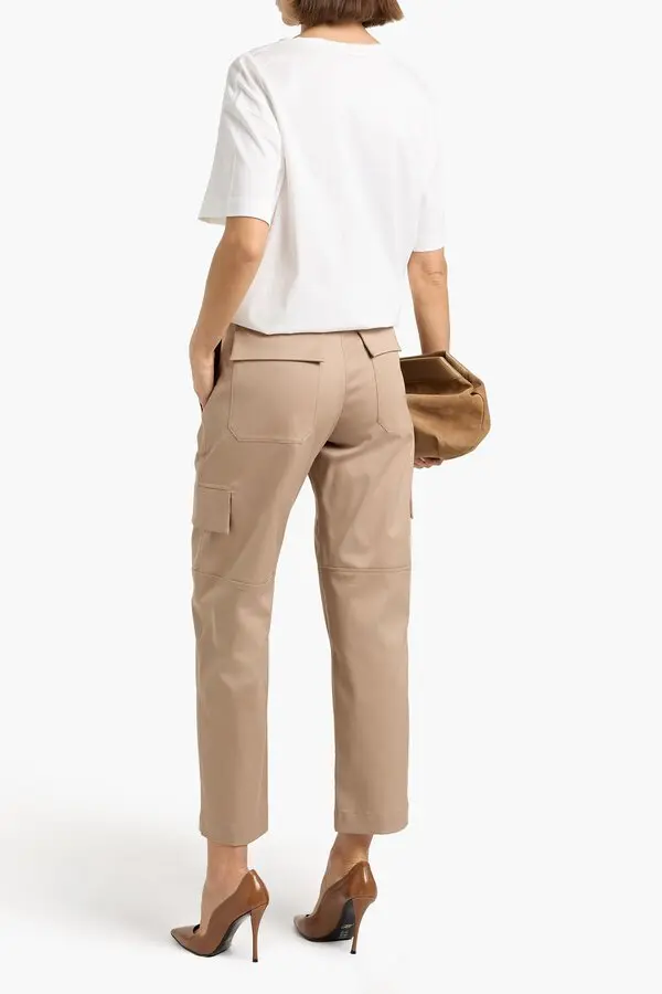 Brunello Cucinelli Cotton-blend Twill Cargo Pants - Sand