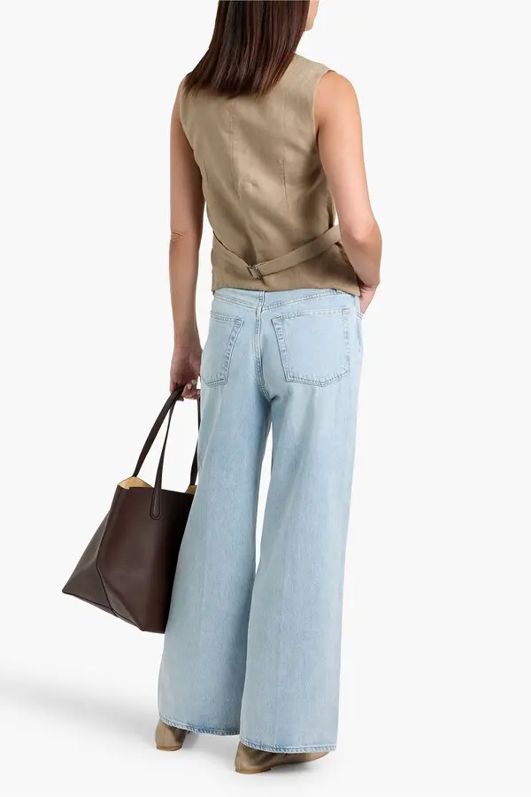 FRAME Le Low Baggy Wide-leg Jeans