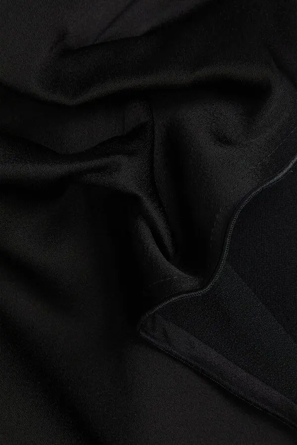 Victoria Beckham Satin-crepe Wide-leg Jumpsuit