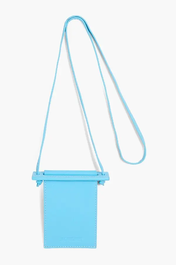 Jacquemus Le Porte Terra Leather Cardholder - Turquoise