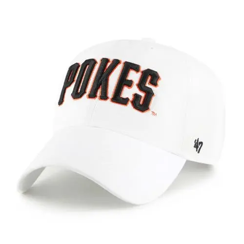 '47 Oklahoma State Cowboys Clean Up Adjustable Cap - White