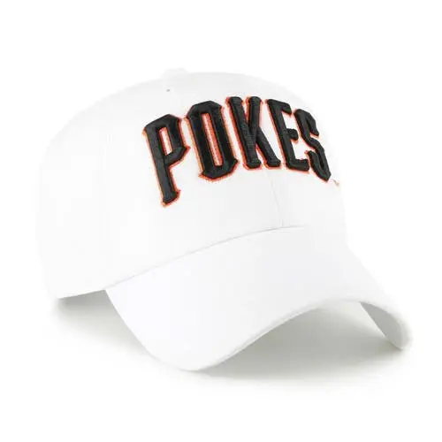 '47 Oklahoma State Cowboys Clean Up Adjustable Cap - White