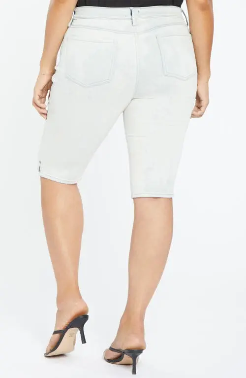 NYDJ Side Slit Denim Bermuda Shorts