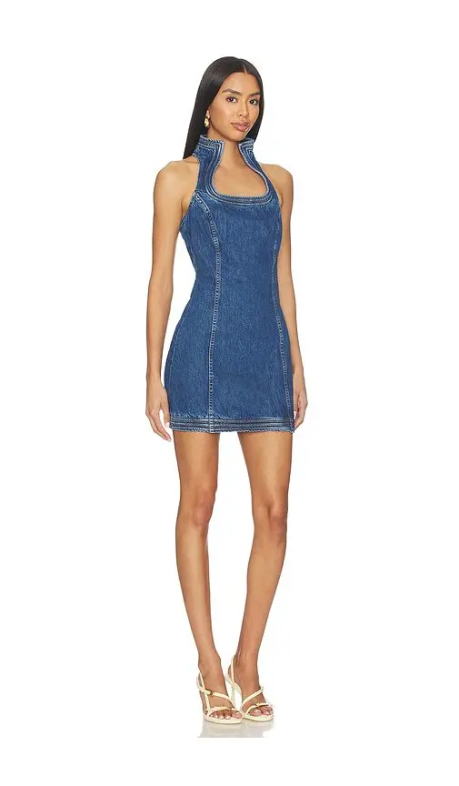 Cult Gaia Azura Dress - 80s Blue