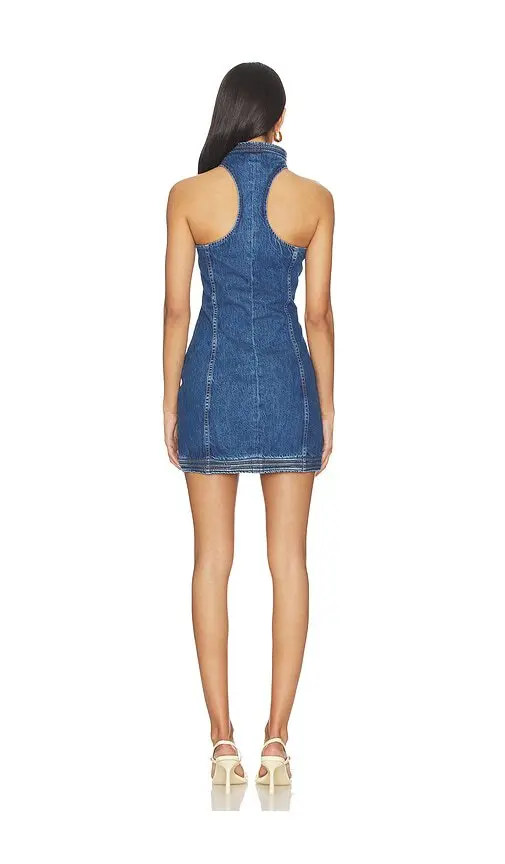 Cult Gaia Azura Dress - 80s Blue