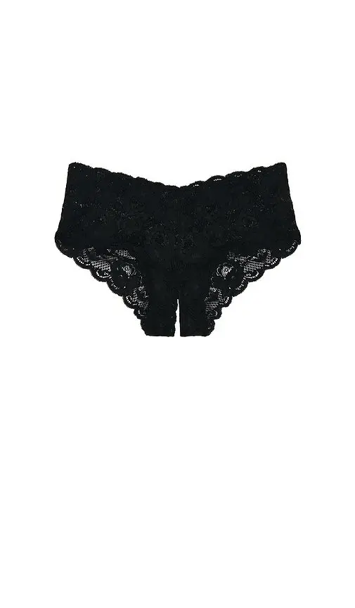 Cosabella Never Say Never Naughty Low Rise Hotpant - Black