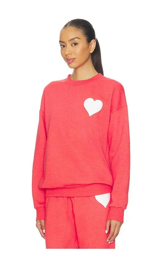 Sprwmn Heart Sweatshirt - Rouge