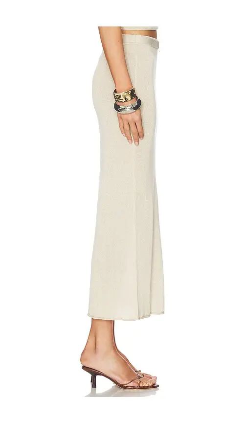 LA PORTE Sonya Knit Skirt - Champagne