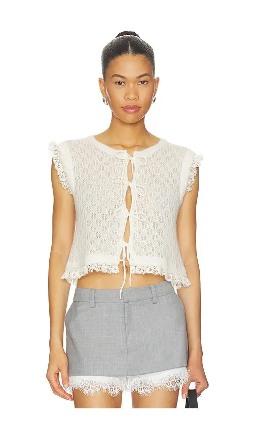 Sea Teagan Knit Combo Vest