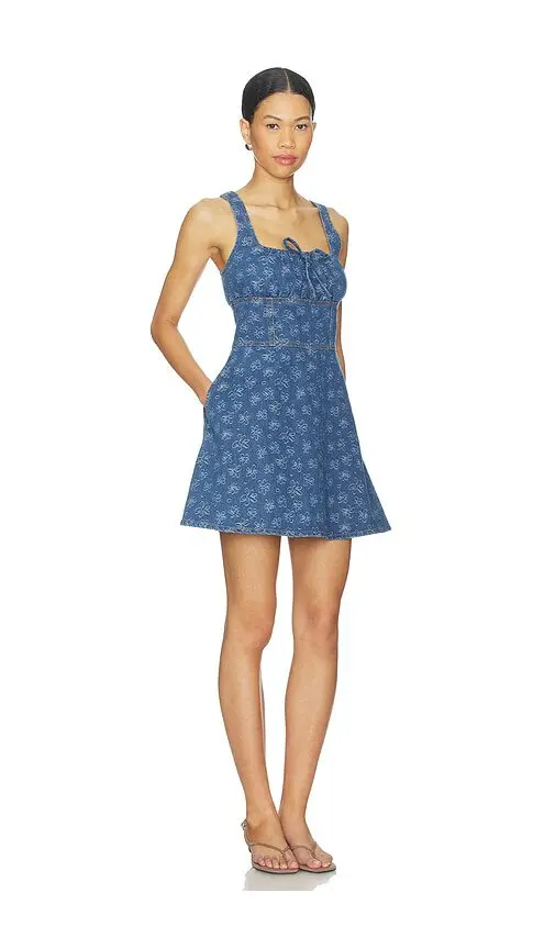 Minkpink Neve Denim Mini Dress