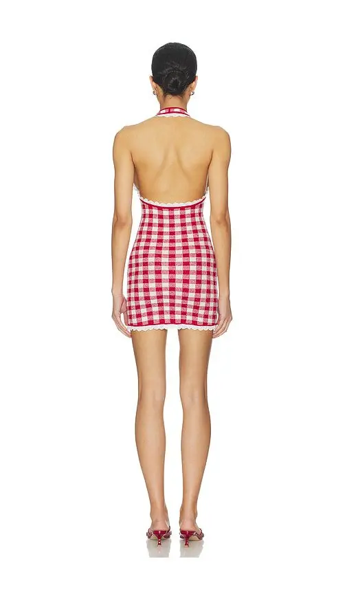 Majorelle Halterneck Mini Dress