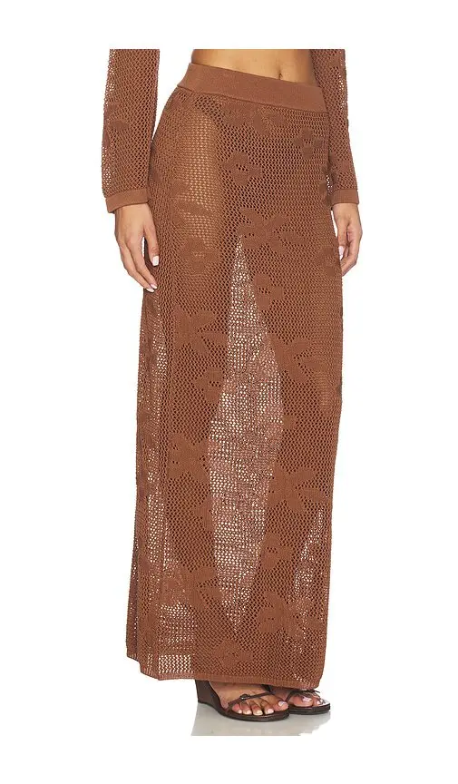 SNDYS. Terra Maxi Skirt - Mocha