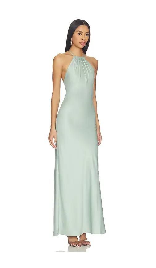 Rue Sophie Faye Satin Maxi Dress