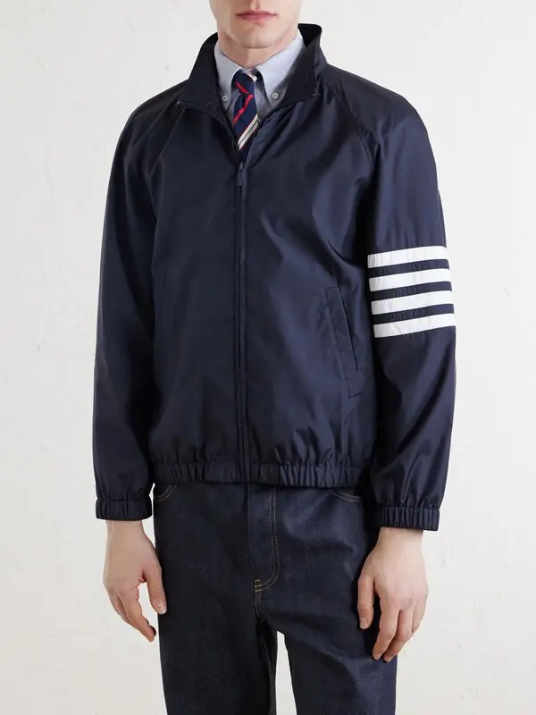 Thom Browne Striped Ripstop Track Jacket - Blue