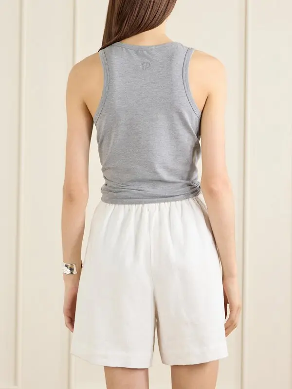 Magda Butrym Cotton-stretch Tank Top - Gray