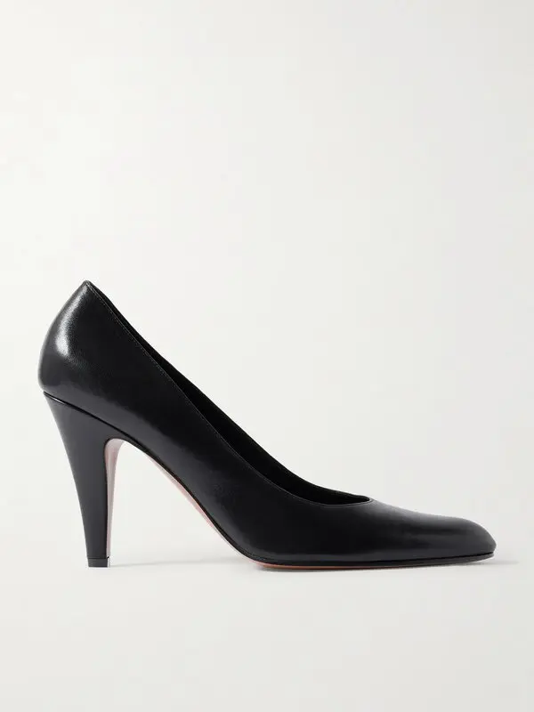 THE ROW Ornella Leather Pumps