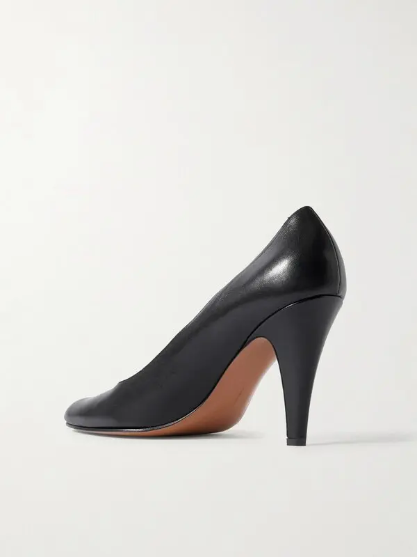 THE ROW Ornella Leather Pumps