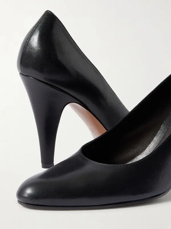 THE ROW Ornella Leather Pumps