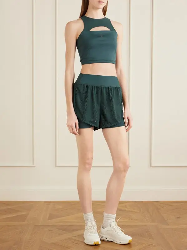 On Performance Training Cropped Running Top