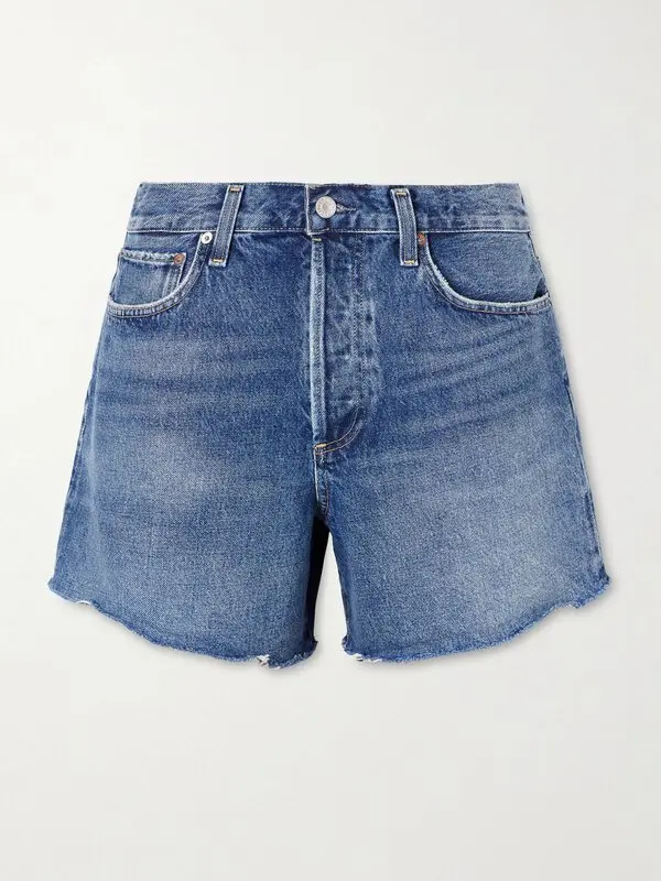 AGOLDE Nye Denim Shorts - Blue