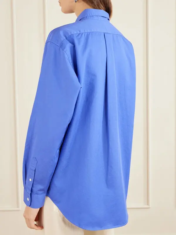 Aimé Leon Dore Logo-embroidered Cotton Poplin Shirt
