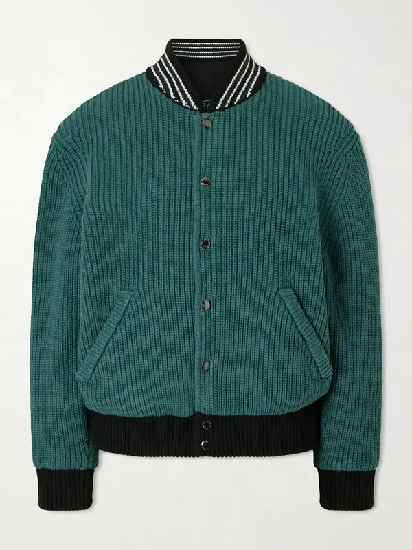 Aimé Leon Dore Reversible Knit Bomber