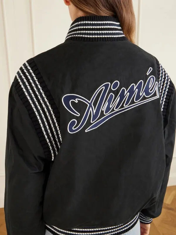 Aimé Leon Dore Reversible Knit Bomber