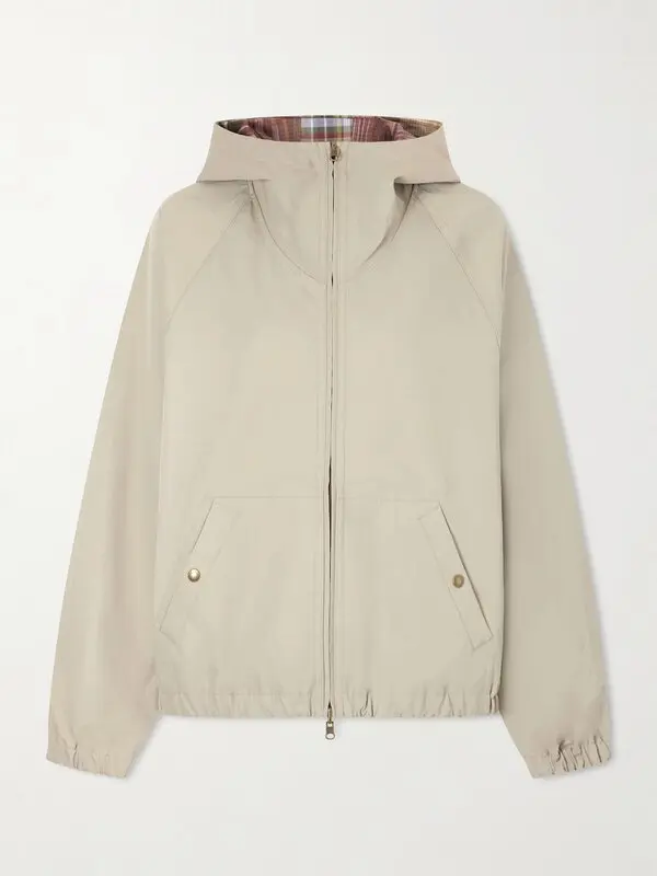 Aimé Leon Dore Hooded Reversible Checked Jacket