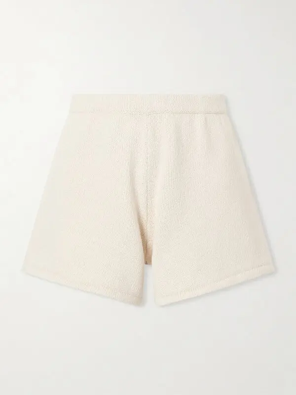 THE ELDER STATESMAN Nora Lite Boxer Shorts - White