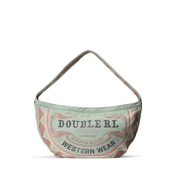 Ralph Lauren Canvas Newsboy Bag