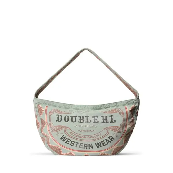 Ralph Lauren Canvas Newsboy Bag