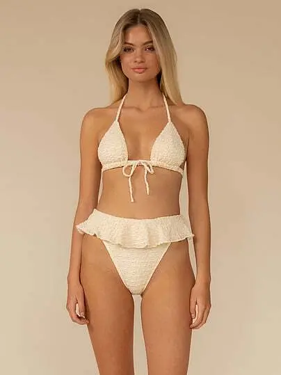 Victoria's Secret Montce Amalia Emma Bikini Top - White,ivory