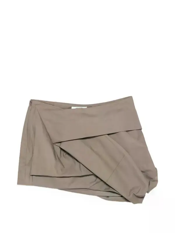 ENTIRE STUDIOS Structured Mini Skirt - Neutrals