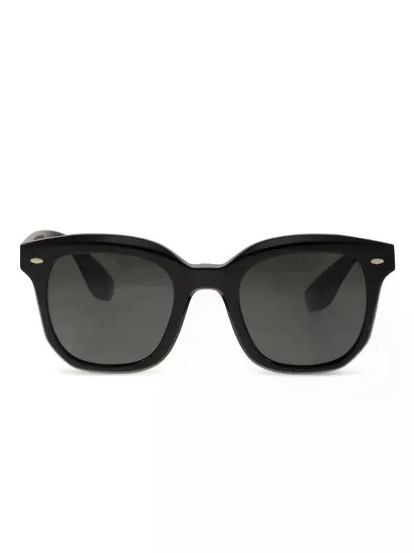 Brunello Cucinelli Round Frame Sunglasses - Black