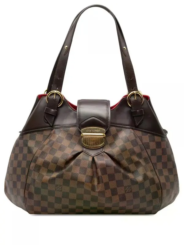 LOUIS VUITTON 2000-2020 Damier Ebene Sistina Gm Shoulder Bag