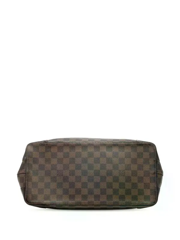LOUIS VUITTON 2008 Damier Ebene Hampstead Mm Tote Bag - Brown