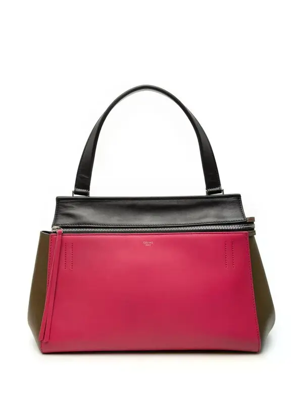 Celine 2014 Medium Tricolor Leather Edge Handbag