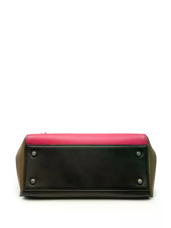 Celine 2014 Medium Tricolor Leather Edge Handbag
