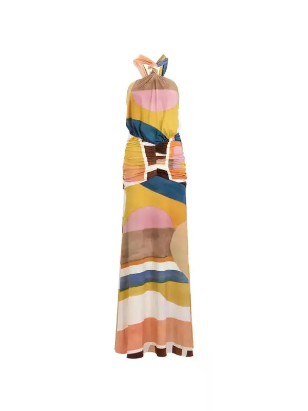 Silvia Tcherassi Jedda Abstract-print Maxi Dress