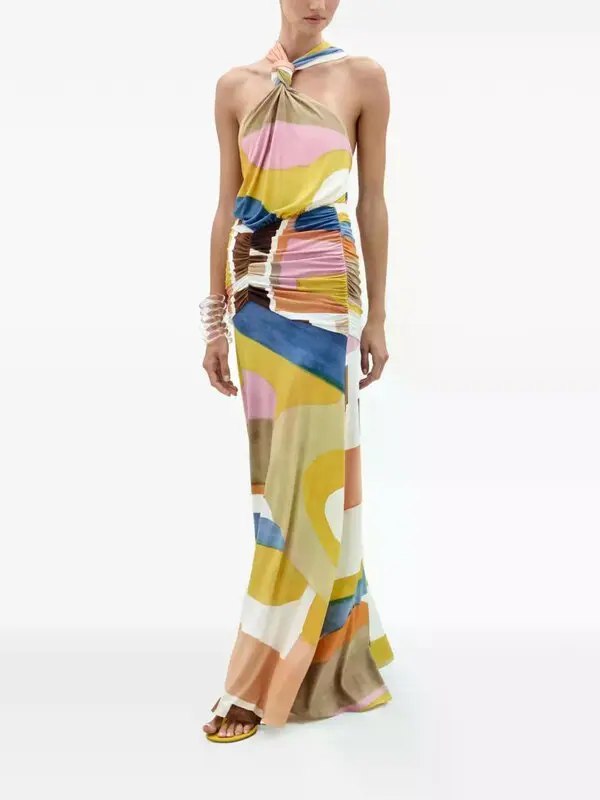 Silvia Tcherassi Jedda Abstract-print Maxi Dress