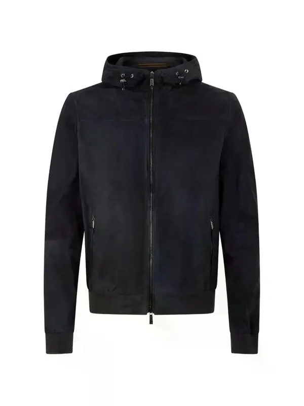 MOORER Hooded Bomber Jacket