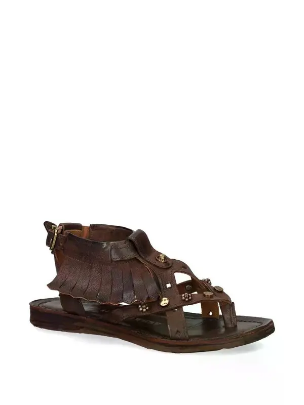 A.S.98 Fringed Studded Sandals