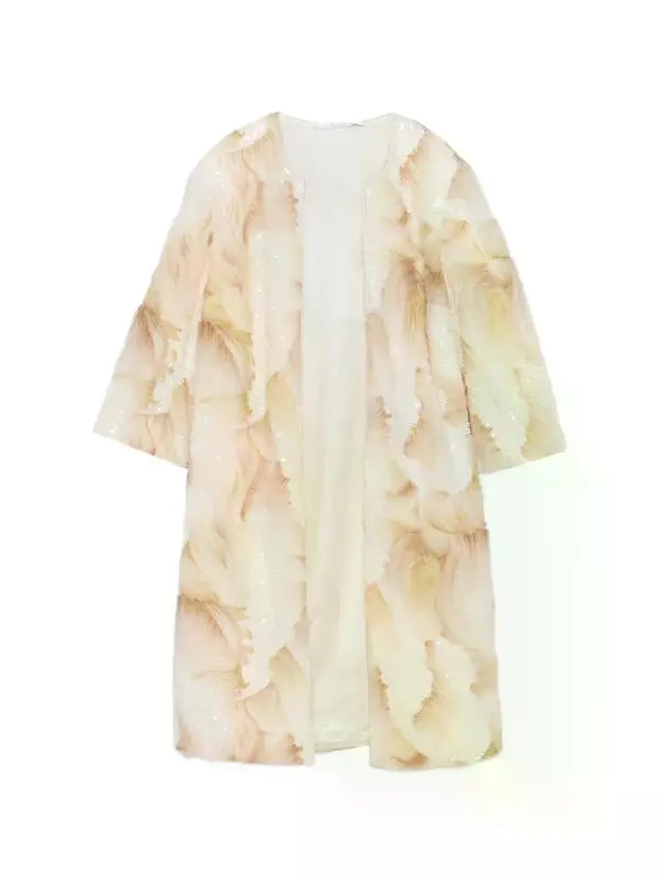 DE SANTIS Sequin-embellished Coat