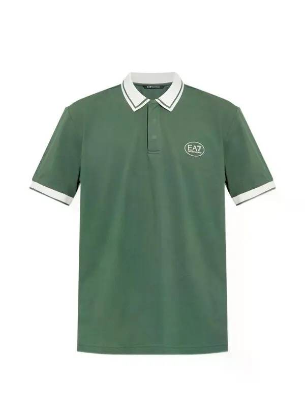 EA7 Collared Short-sleeve T-shirt