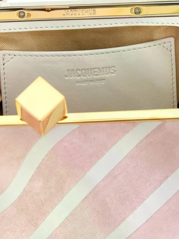 Jacquemus Small The Berlingot Clutch Bag - Pink